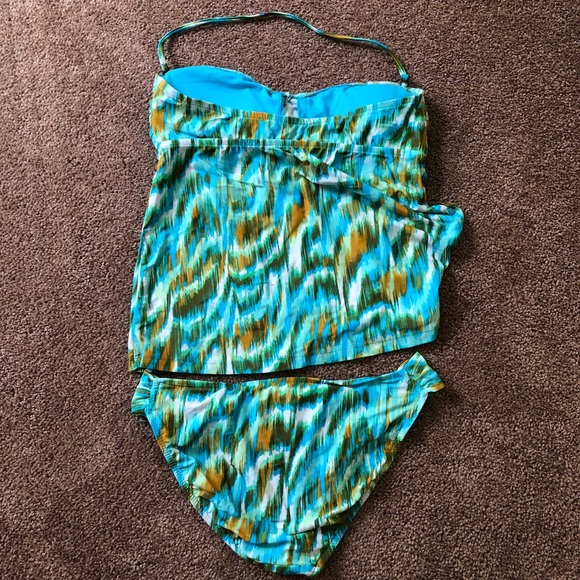 Mossimo Supply Co. | Swim | Tyedye Tankini With Removable Halter Strap ...